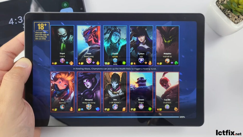 Lenovo Tab M9 League of Legends Mobile Wild Rift Gaming test | Helio ...