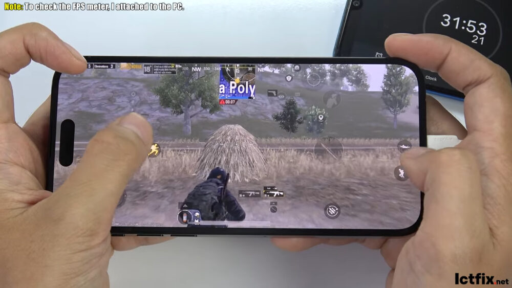 iPhone 14 Pro Max PUBG Gaming test 2023 - ICTfix