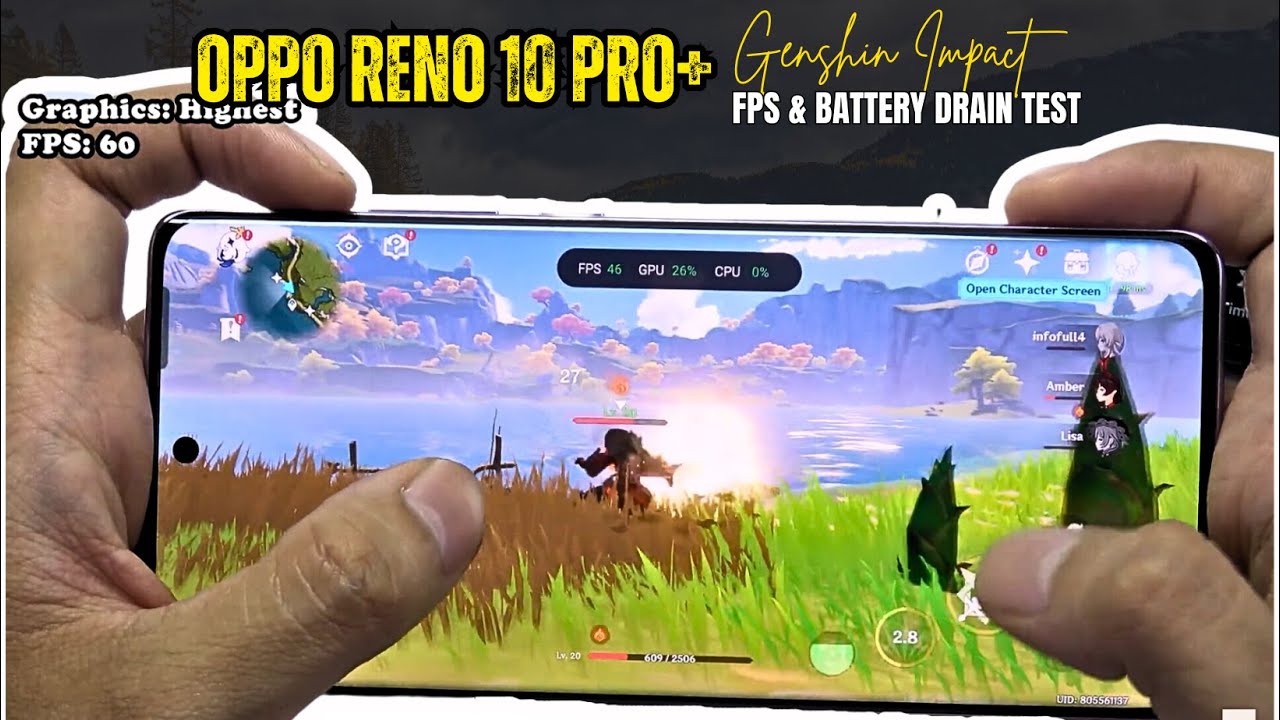 Oppo Reno 10 Pro Plus Genshin Impact Gaming test | Snapdragon 8+ Gen 1 ...
