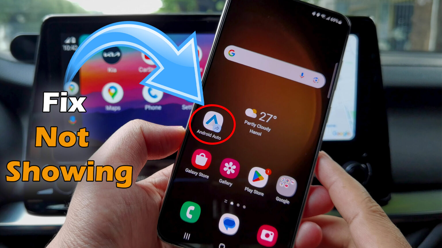How To Fix Android Auto Not Showing On Phone Screen - Without Open ...