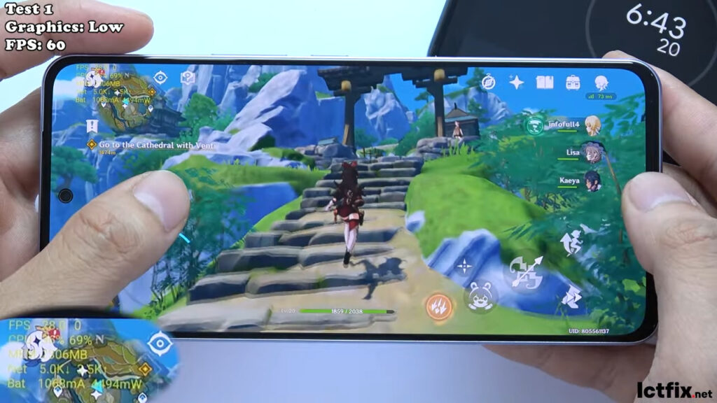 Vivo V29e Genshin Impact Gaming test | Snapdragon 695 5G, 120Hz Display ...