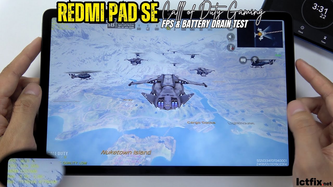 Xiaomi Redmi Pad SE Call of Duty Mobile Gaming test CODM | Snapdragon ...