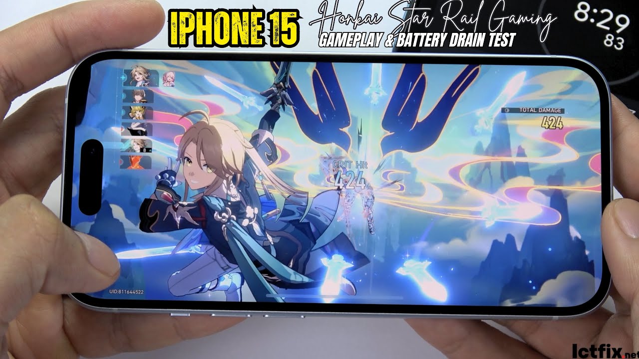 iPhone 15 Honkai Star Rail Gaming test - ICTfix