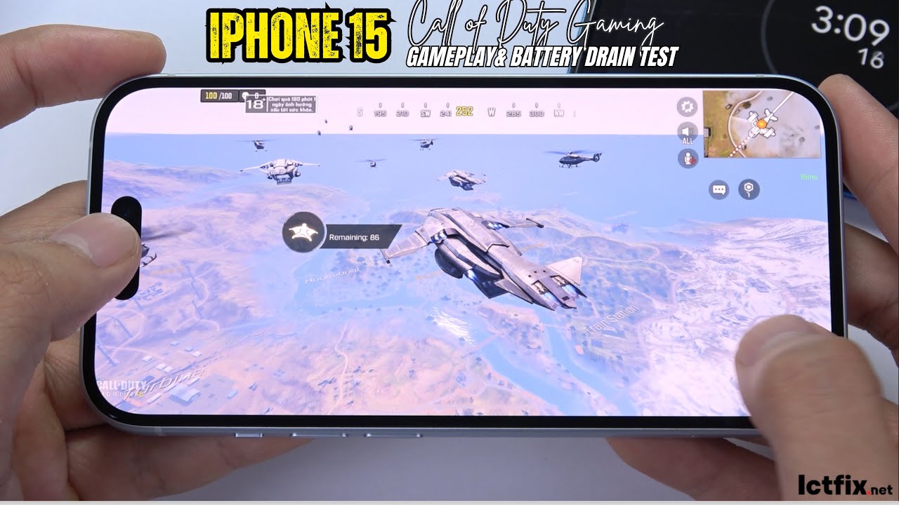iPhone 15 Call of Duty Gaming test CODM - ICTfix