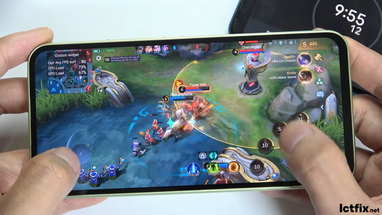 Samsung Galaxy A54 Mobile Legends Gaming test New Update - ICTfix