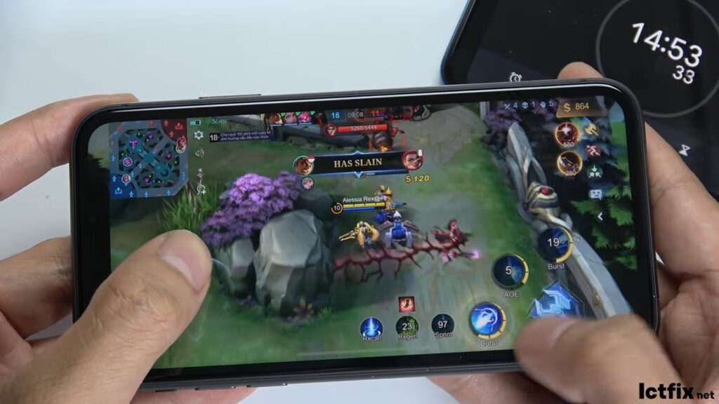 iPhone 11 Mobile Legends Gaming test MLBB - ICTfix