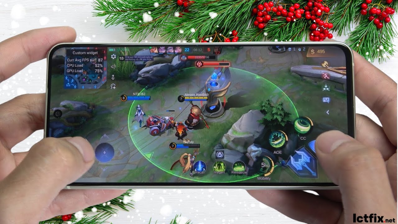 Samsung Galaxy S21 FE Mobile Legends Gaming test - ICTfix