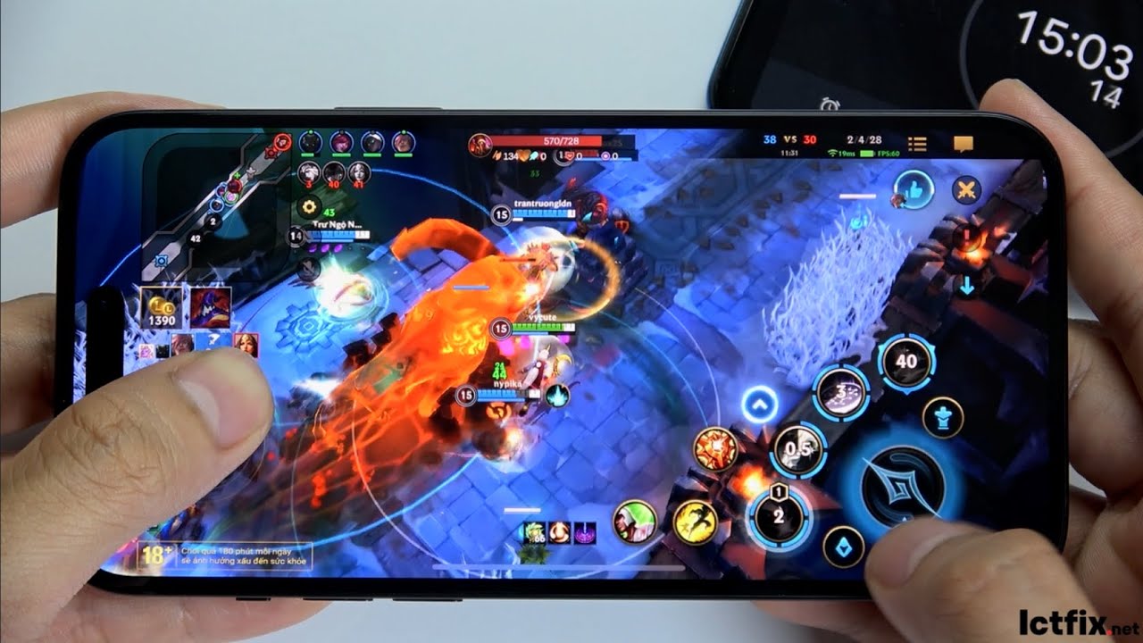 iPhone 15 Plus League of Legends Mobile Wild Rift Gaming test | LOL ...