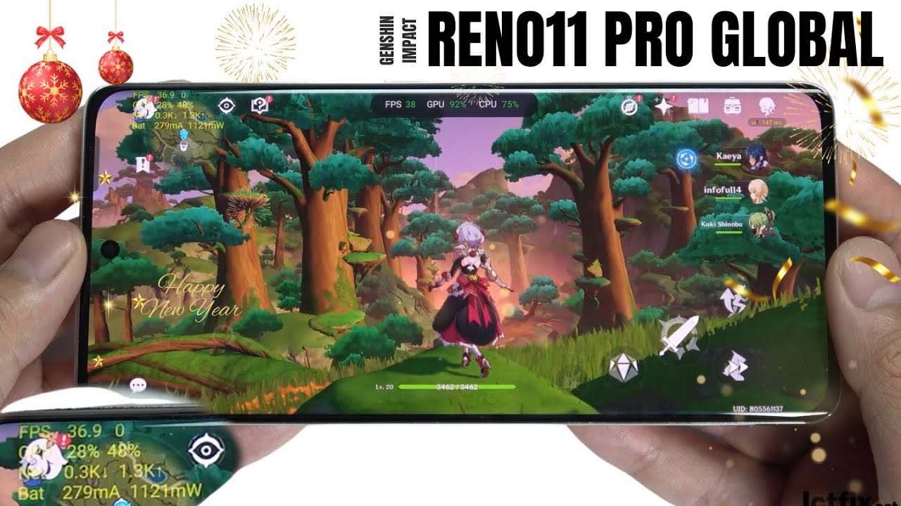 Oppo Reno 11 Pro Genshin Impact Gaming test Global Version | Dimensity ...