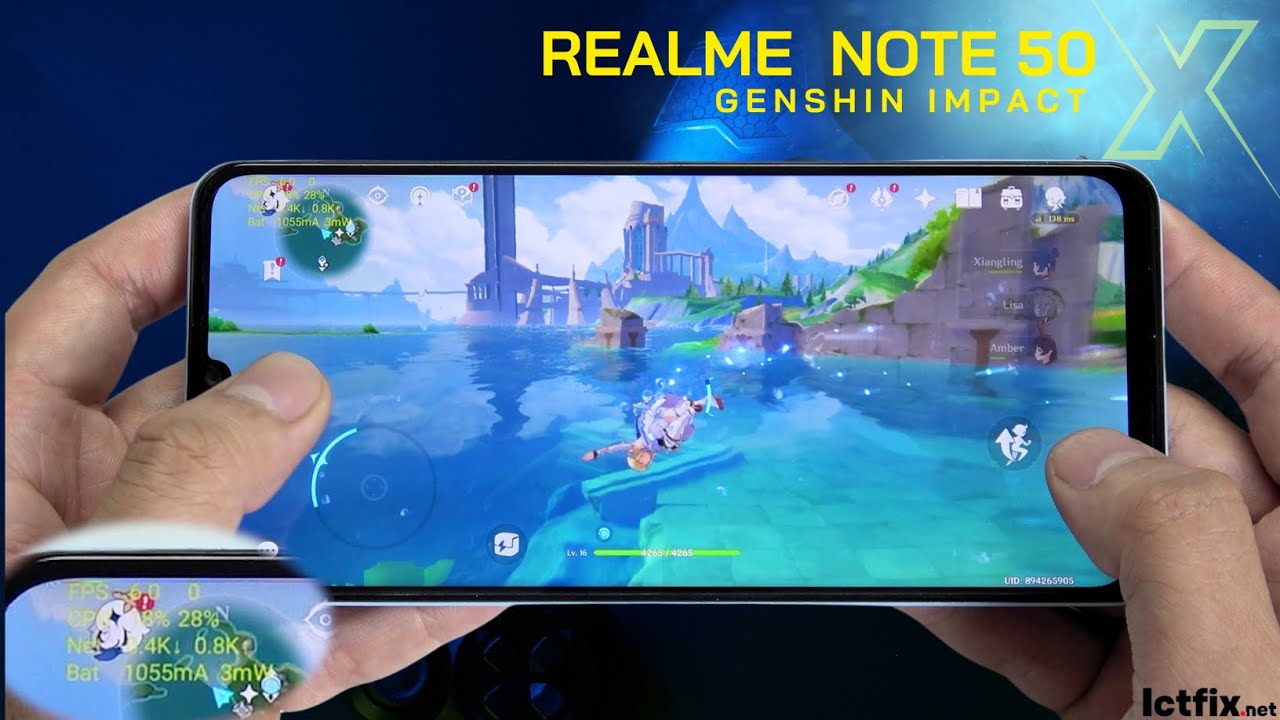 Realme Note 50 Genshin Impact Gaming test | Unisoc Tiger T612, 90Hz ...