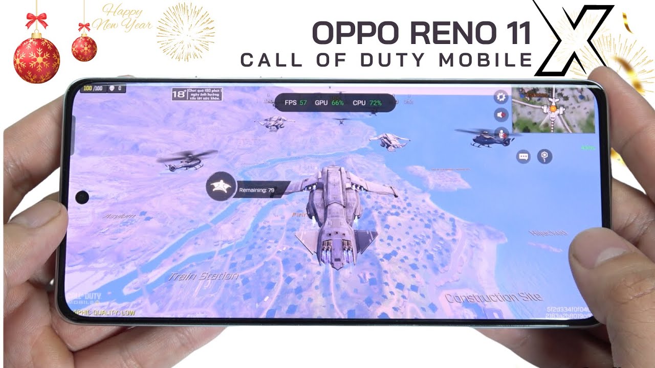 Oppo Reno 11 Call of Duty Mobile Gaming test | Dimensity 7050, 120Hz ...