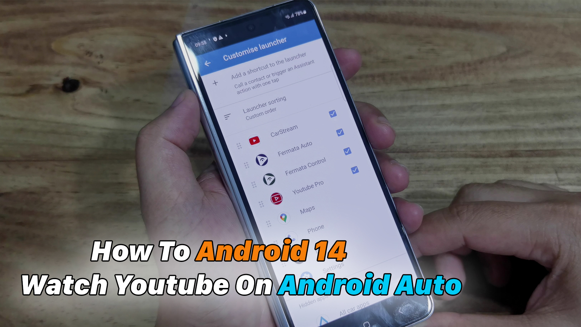 How To Android 14 Watch Youtube On Android Auto - Only For Samsung Devices - ICTfix