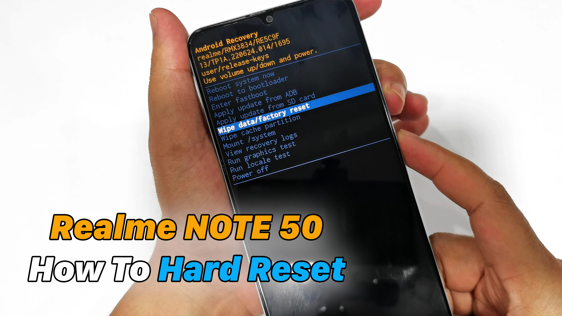 How To Hard Reset Realme NOTE 50 - ICTfix