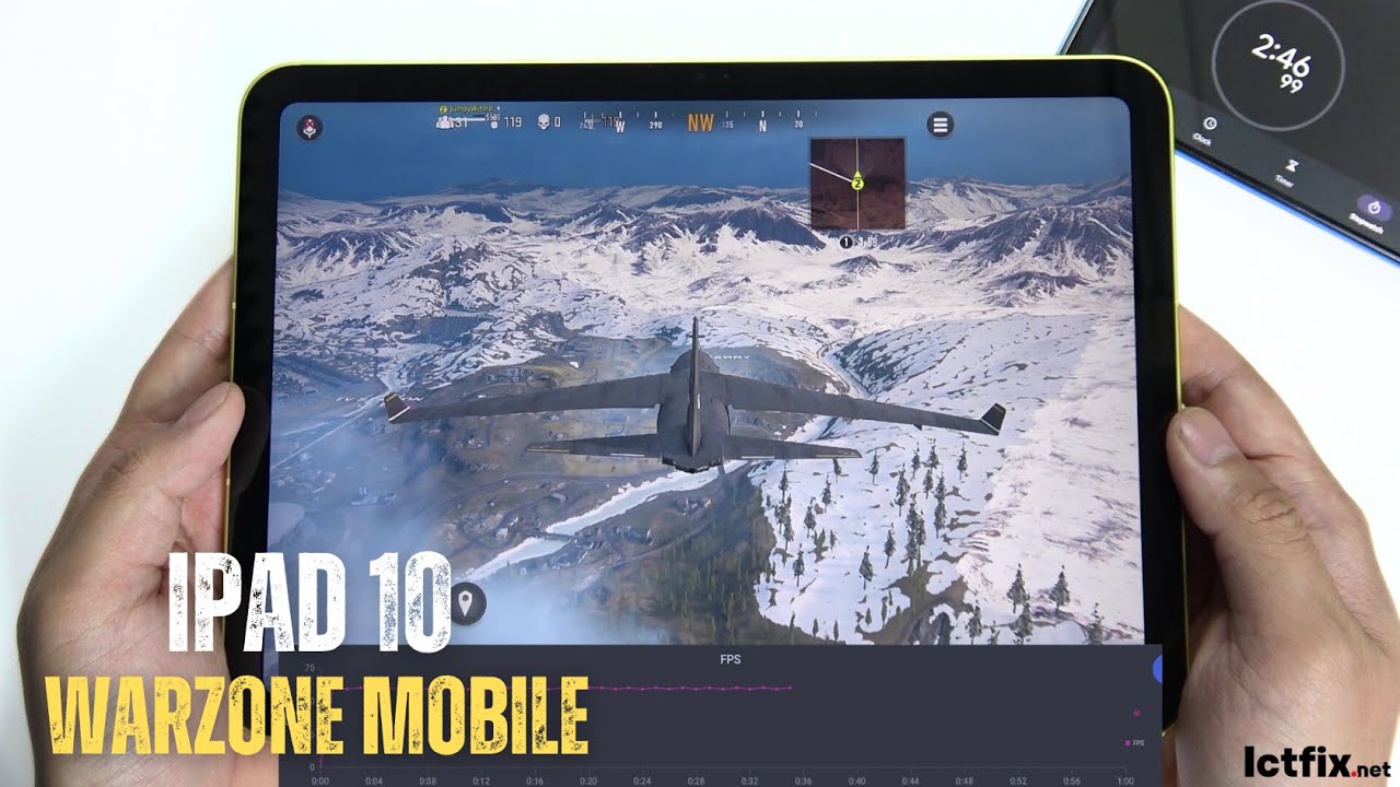 iPad 10 Call of Duty Wazone Mobile Gaming test | Apple A14 Bionic - ICTfix