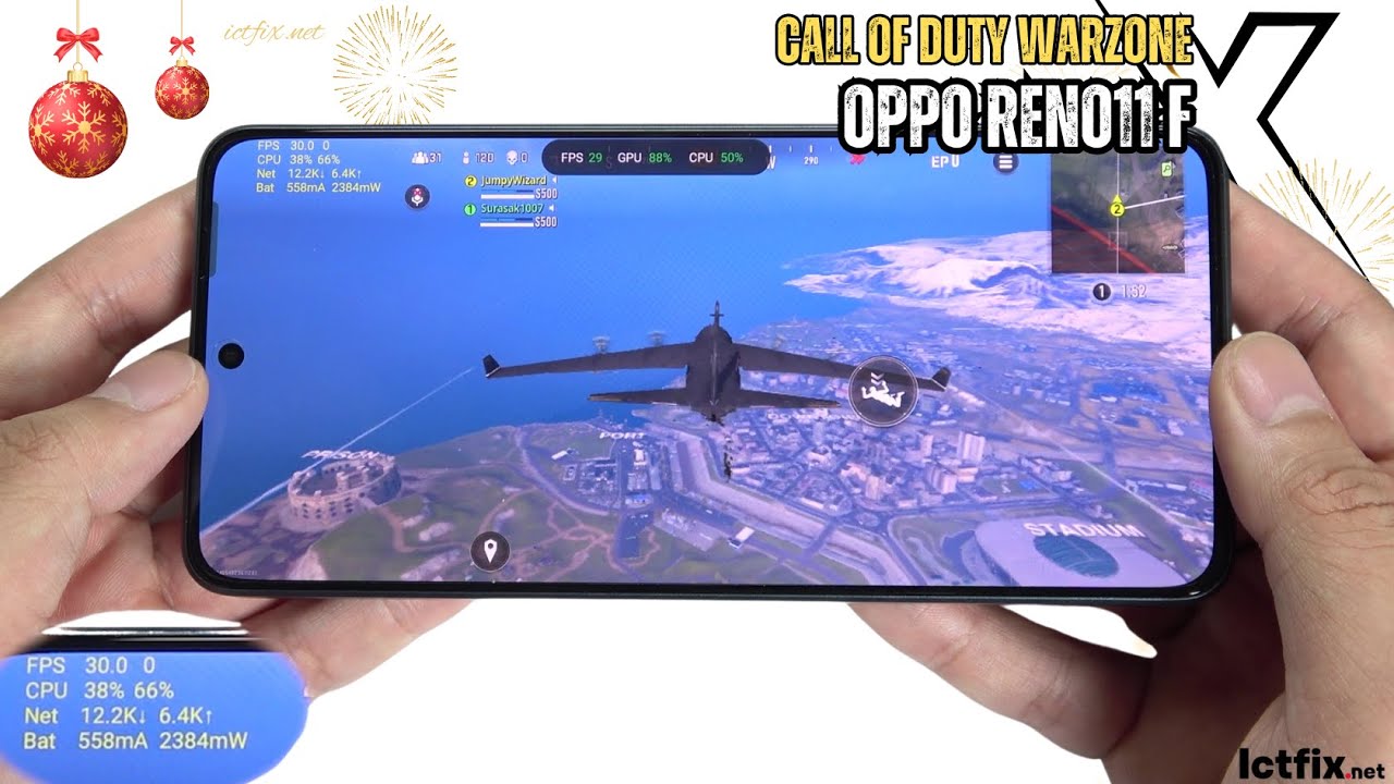 Oppo Reno11 F Call of Duty Warzone Mobile Gaming test | Dimensity 7050 ...