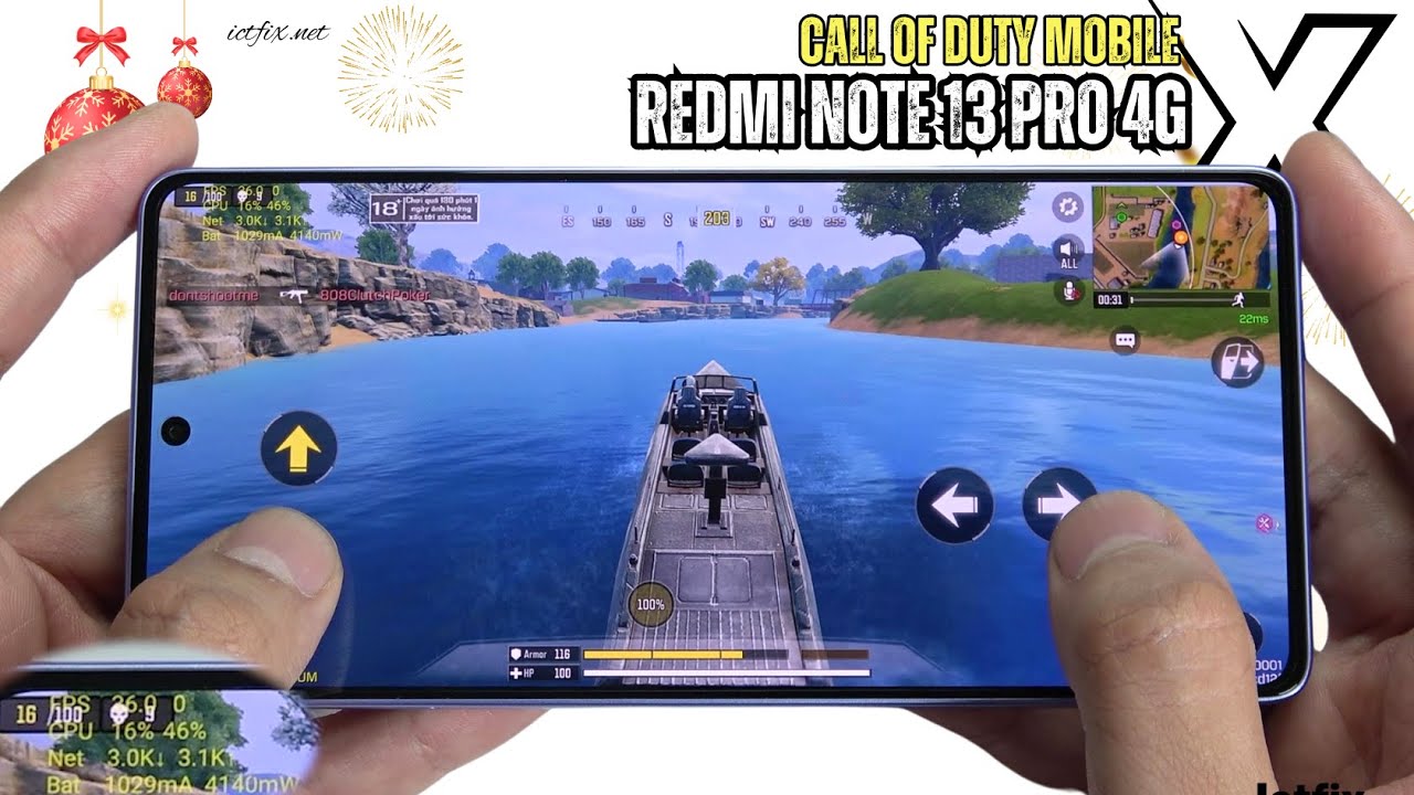 Redmi Note 13 Pro 4G Call of Duty Mobile Gaming test CODM | Helio G99 ...