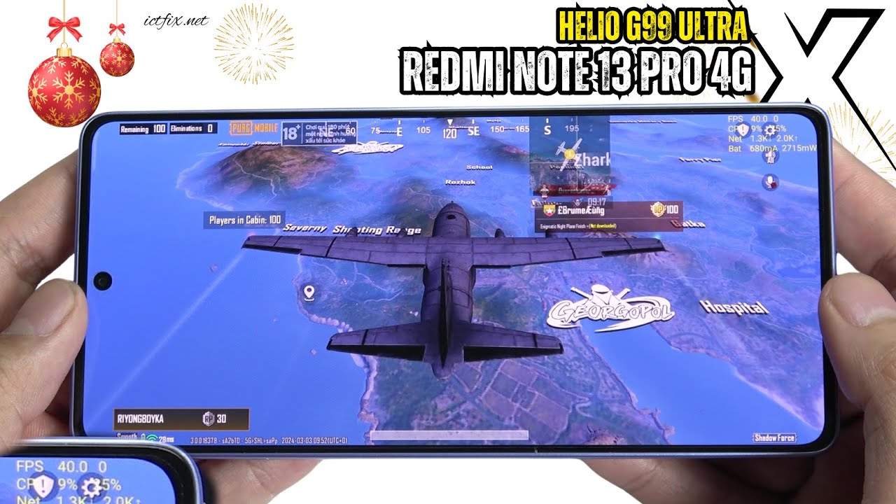 Redmi Note 13 Pro 4G PUBG Mobile Gaming test | Helio G99 Ultra, 120Hz ...