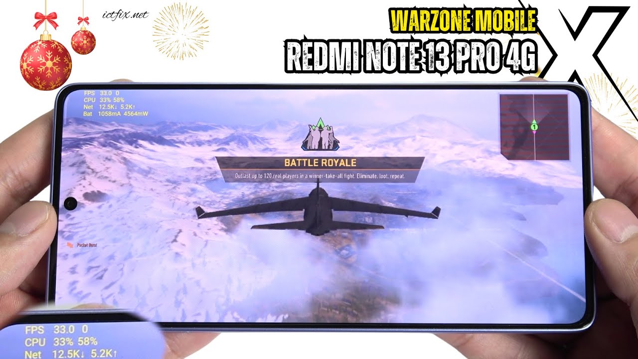 Redmi Note 13 Pro 4G Call of Duty Warzone Mobile Gaming test | Helio ...