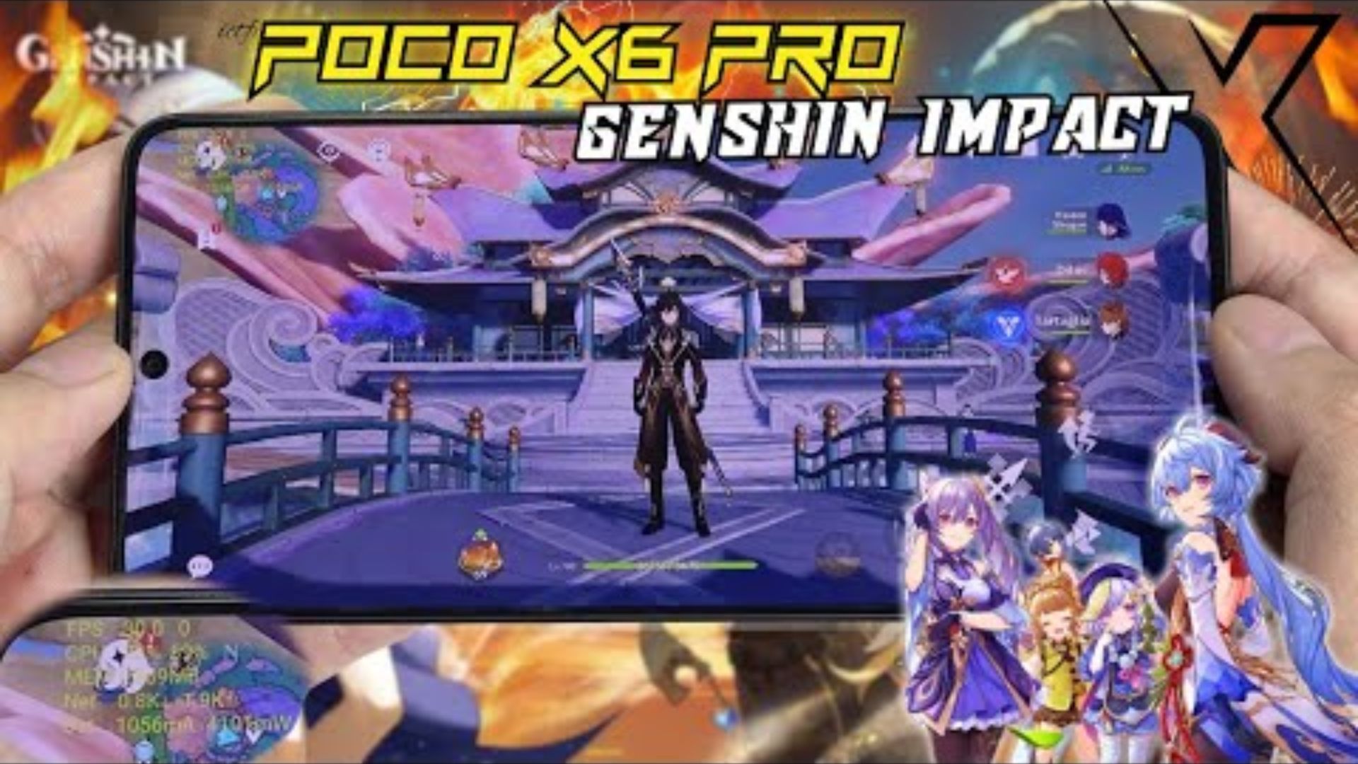 Poco X6 Pro Genshin Impact Gaming test | Dimensity 8300 Ultra, 120Hz ...