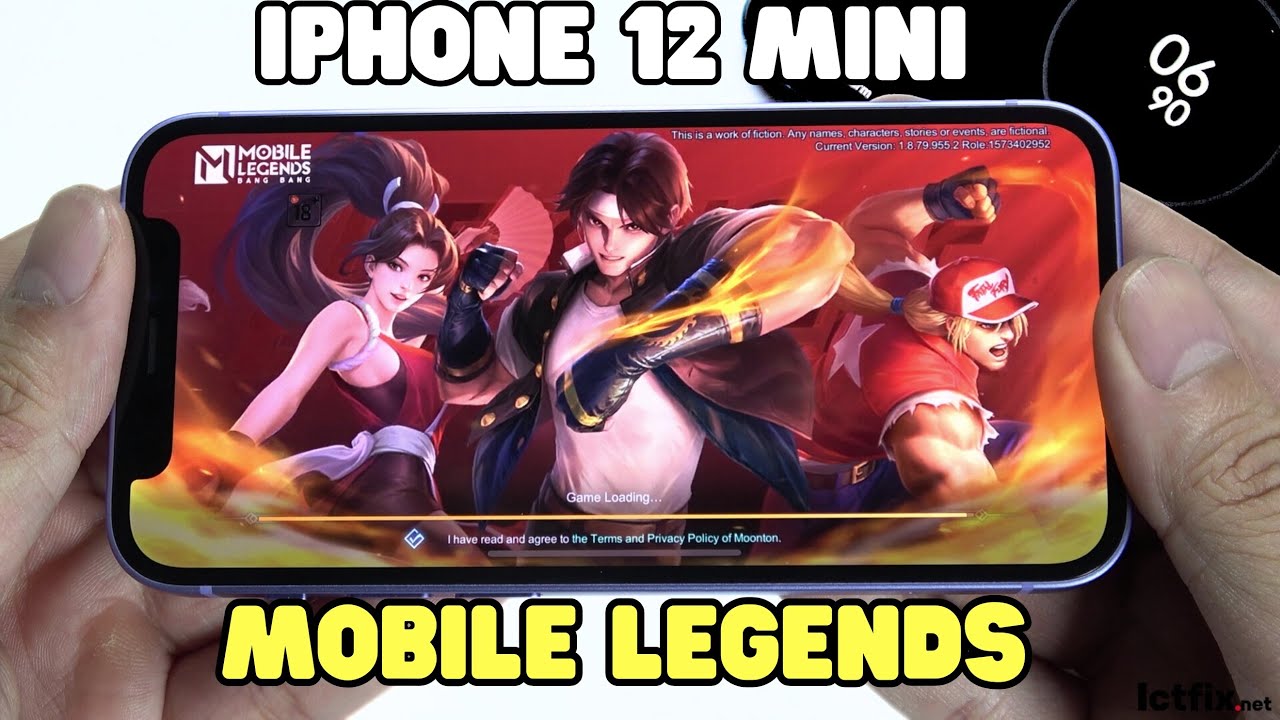iPhone 12 Mini Mobile Legends Gaming test MLBB 2024 | Apple A14 Bionic ...