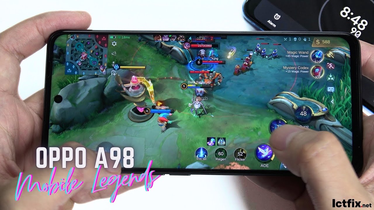 Oppo A98 Mobile Legends Gaming test Update MLBB | Snapdragon 695 5G ...