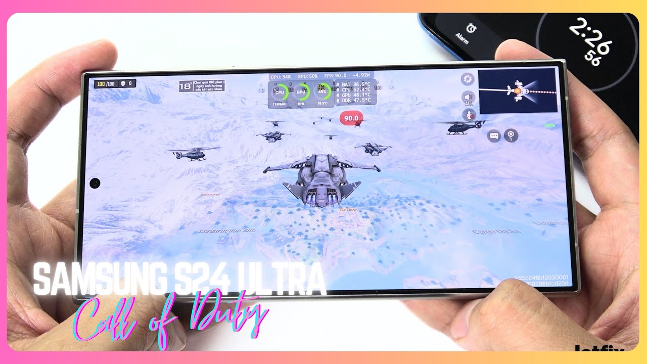 Samsung S24 Ultra Call of Duty Mobile Gaming test CODM 2024 ...