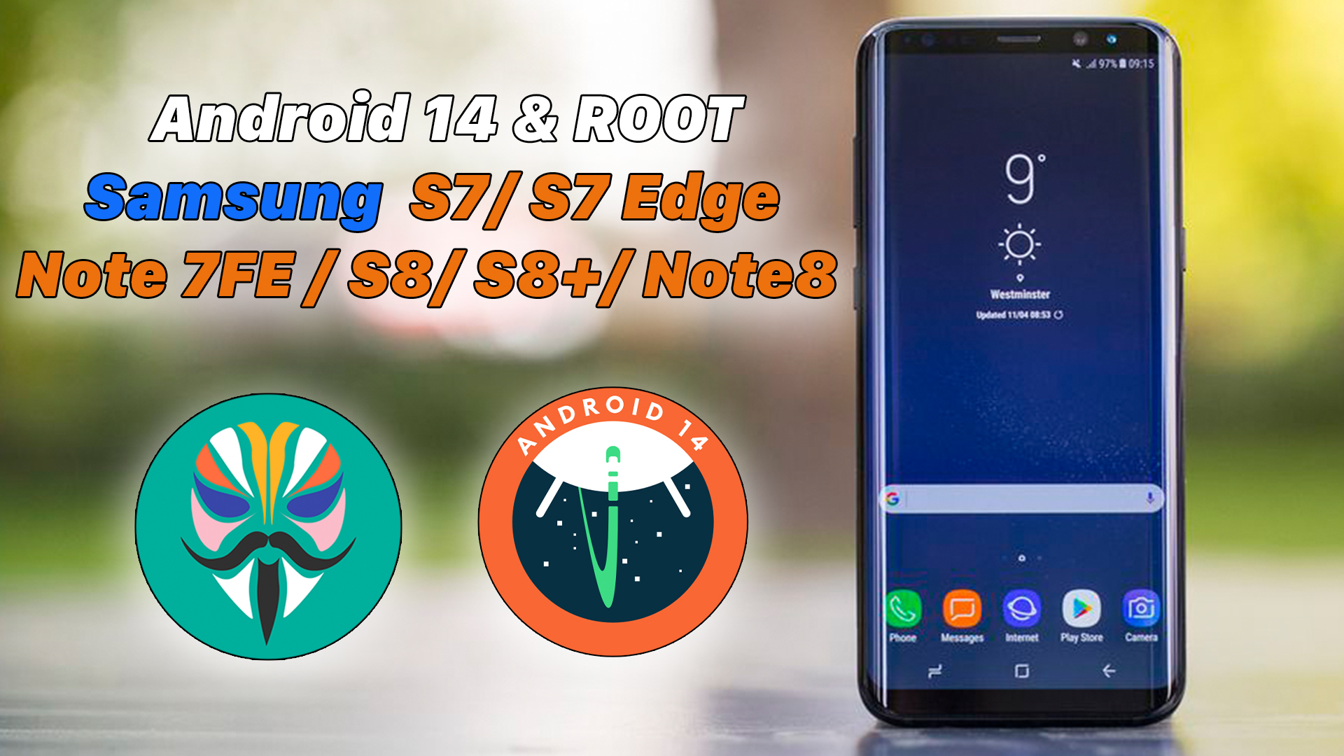 Android 14 | ROOT (Magisk) - Samsung Galaxy S7/ S7 Edge/ Note 7FE / S8/ S8+/ Note8 - ICTfix