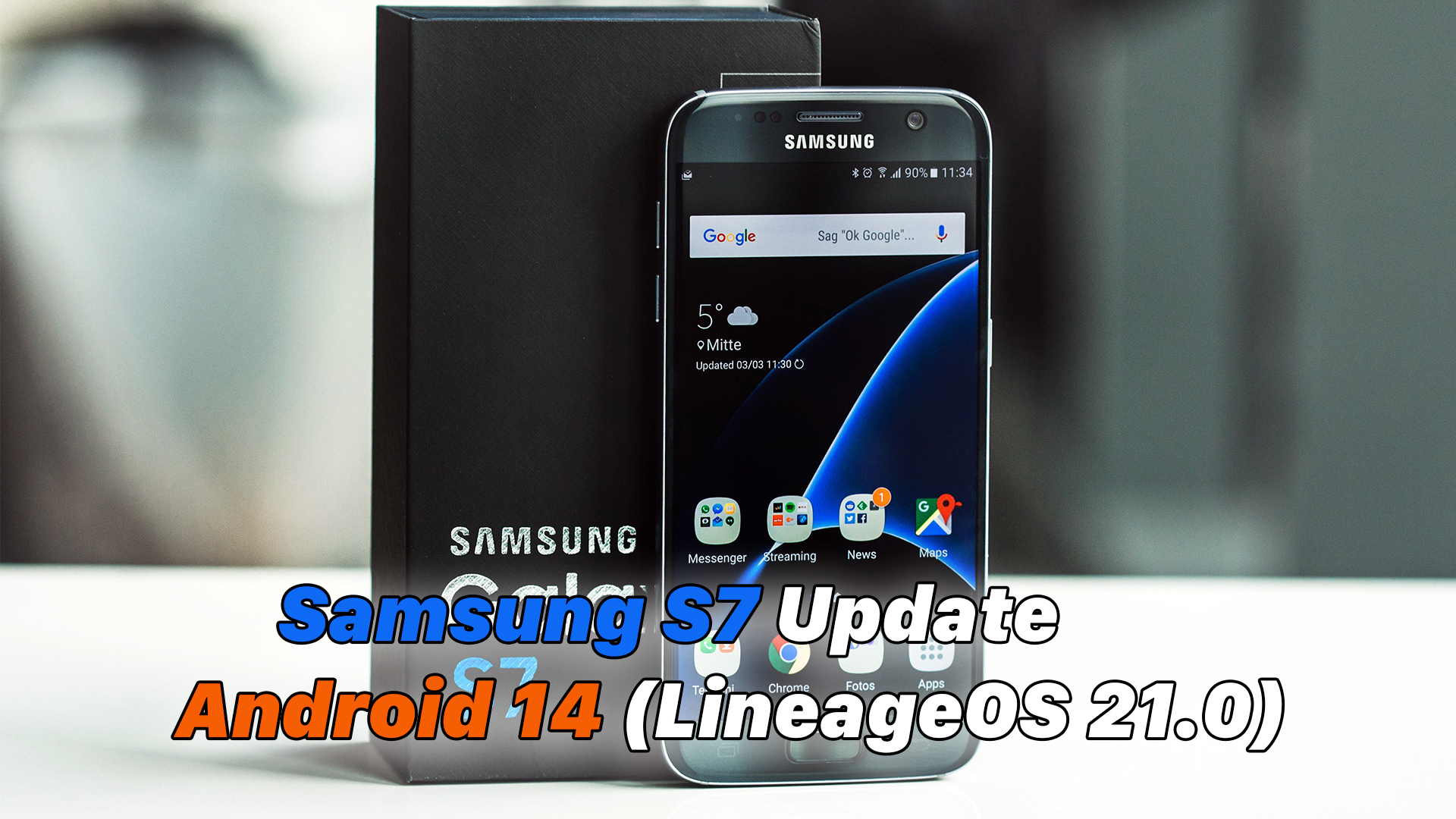 Samsung Galaxy S7 Update Android 14 (LineageOS 21.0) - ICTfix