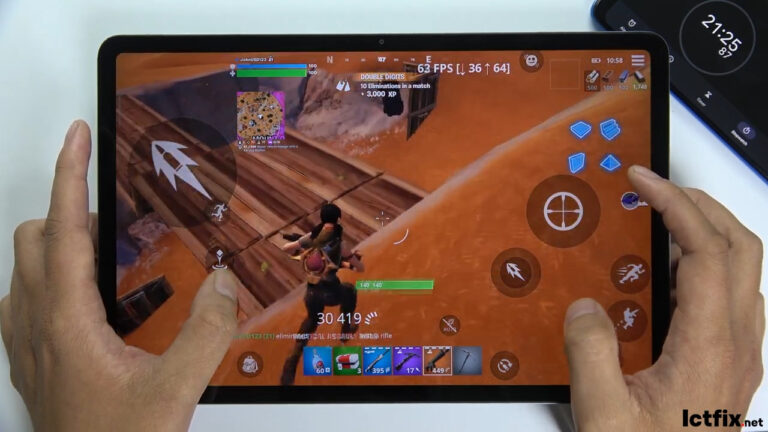 Xiaomi Redmi Pad Pro Fortnite Gaming test | Snapdragon 7s Gen 2, 120Hz ...