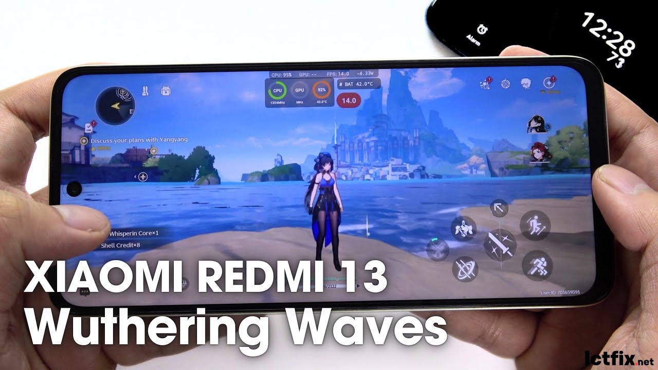 Xiaomi Redmi 13 Wuthering Waves Gaming test | Helio G91 Ultra, 90Hz ...