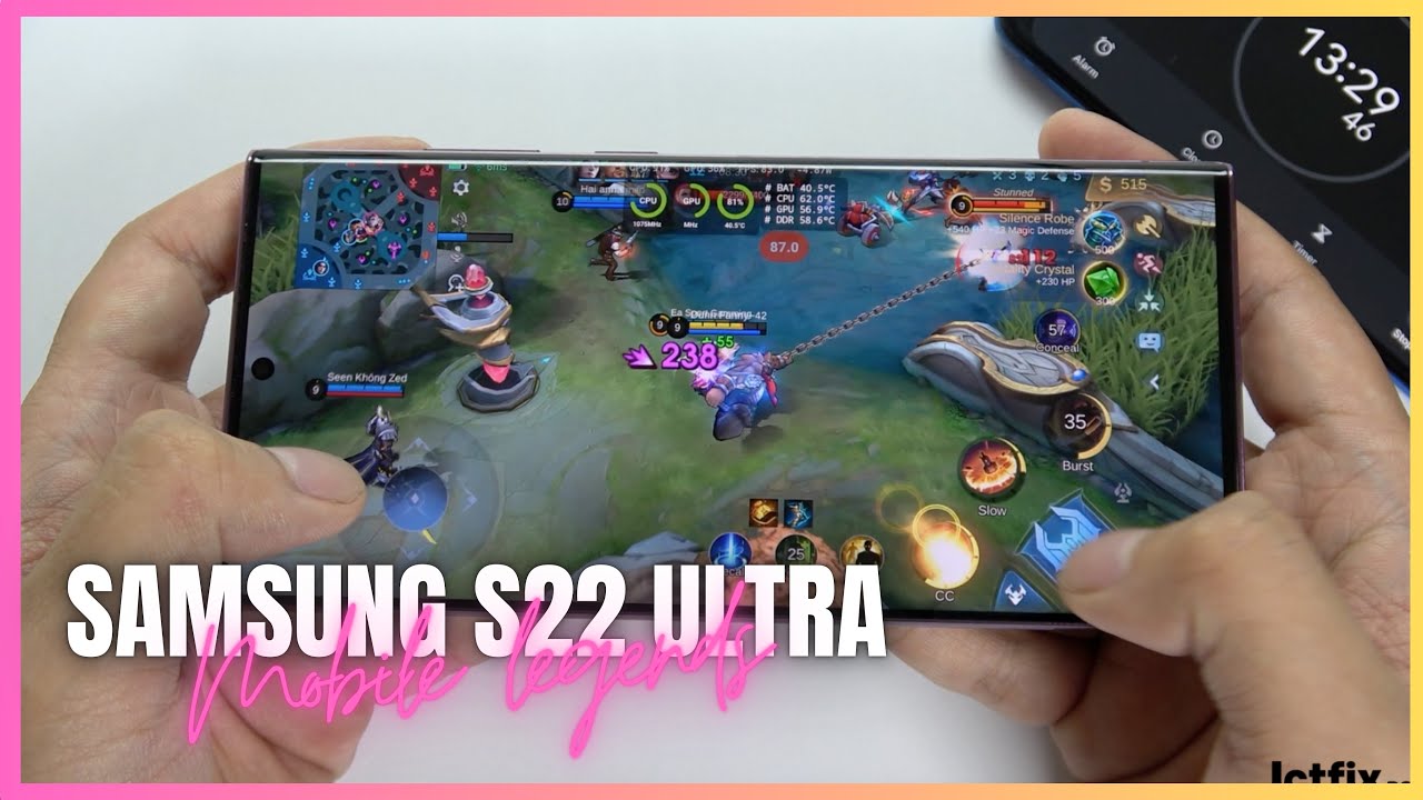 Samsung S22 Ultra Mobile LEGENDS Gaming test Update MLBB | Snapdragon 8 ...