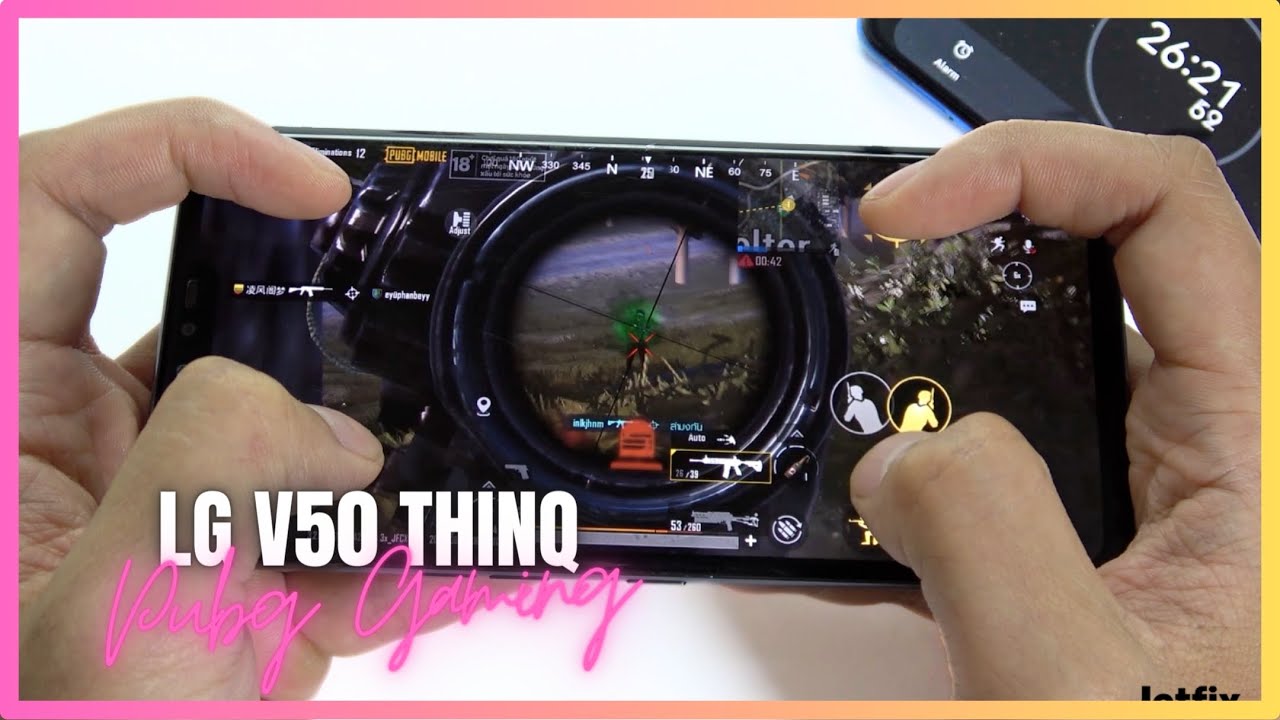 LG V50 ThinQ PUBG Mobile Gaming test | Snapdragon 855 - ICTfix