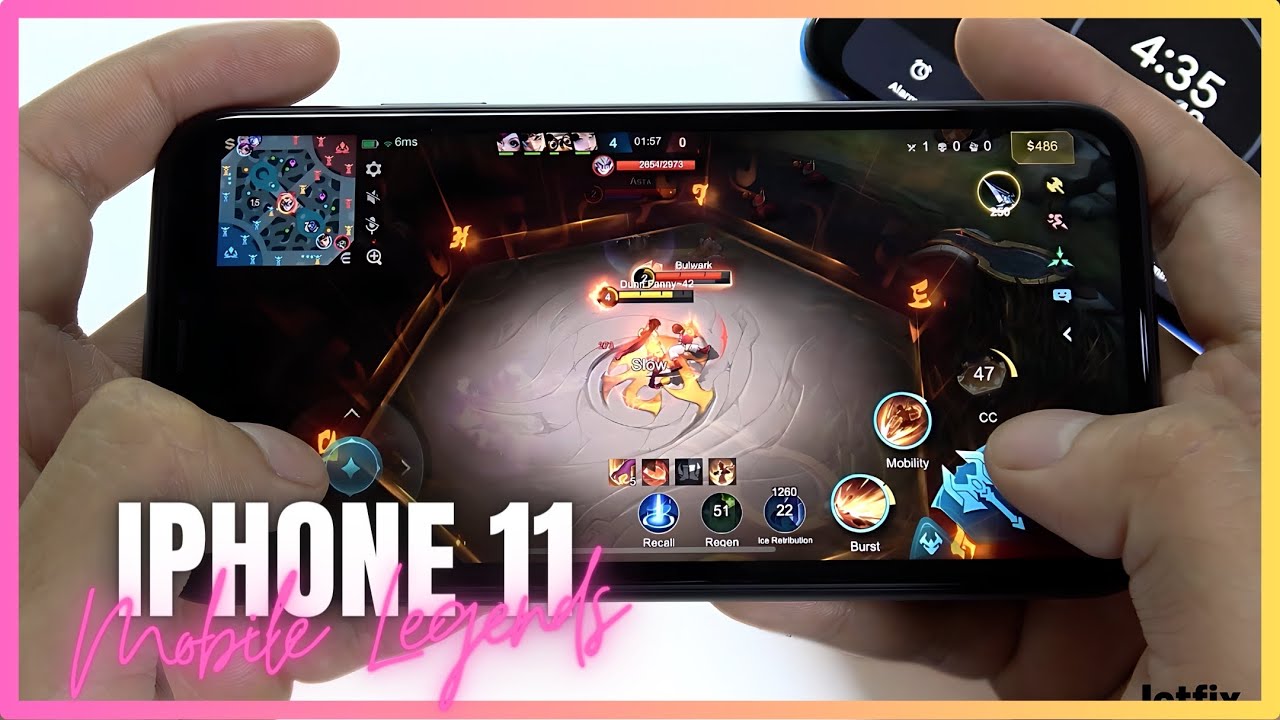 iPhone 11 Mobile Legends Gaming test MLBB Update 2024 | Apple A13 ...