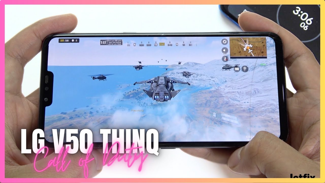 LG V50 ThinQ Call of Duty Mobile Gaming test CODM | Snapdragon 855 - ICTfix