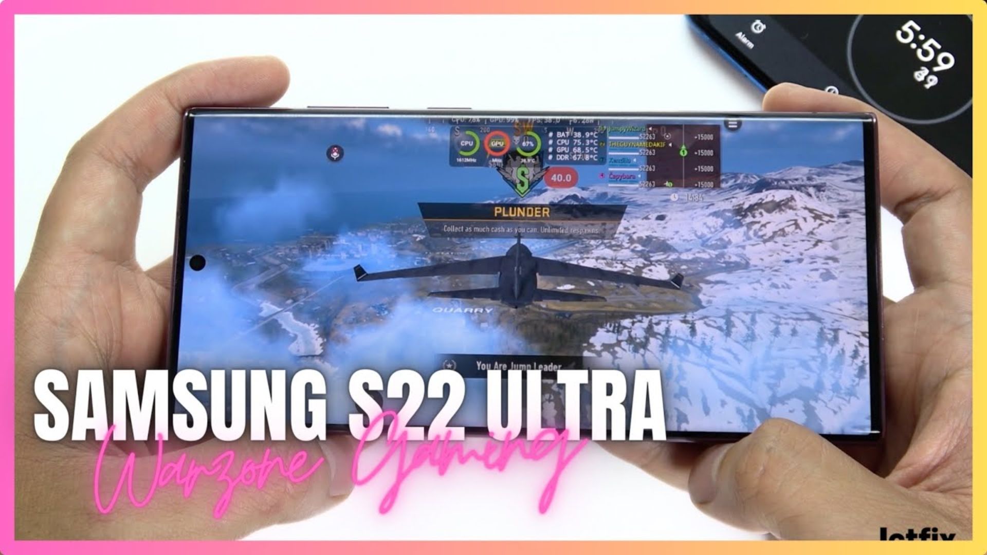 Samsung S22 Ultra Call of Duty Warzone Mobile Gaming test Update ...