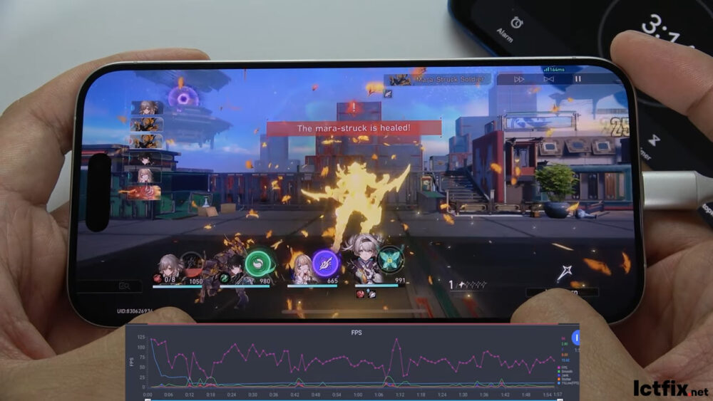 iPhone 15 Pro Honkai Star Rail Gaming test | Apple A17 Pro, 120Hz ...