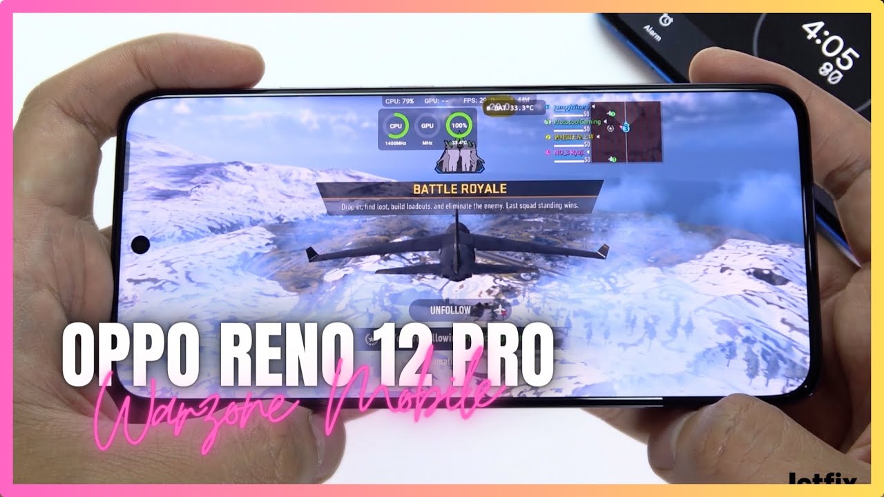 Oppo Reno 12 Pro Call of Duty Warzone Mobile Gaming test | Dimensity ...