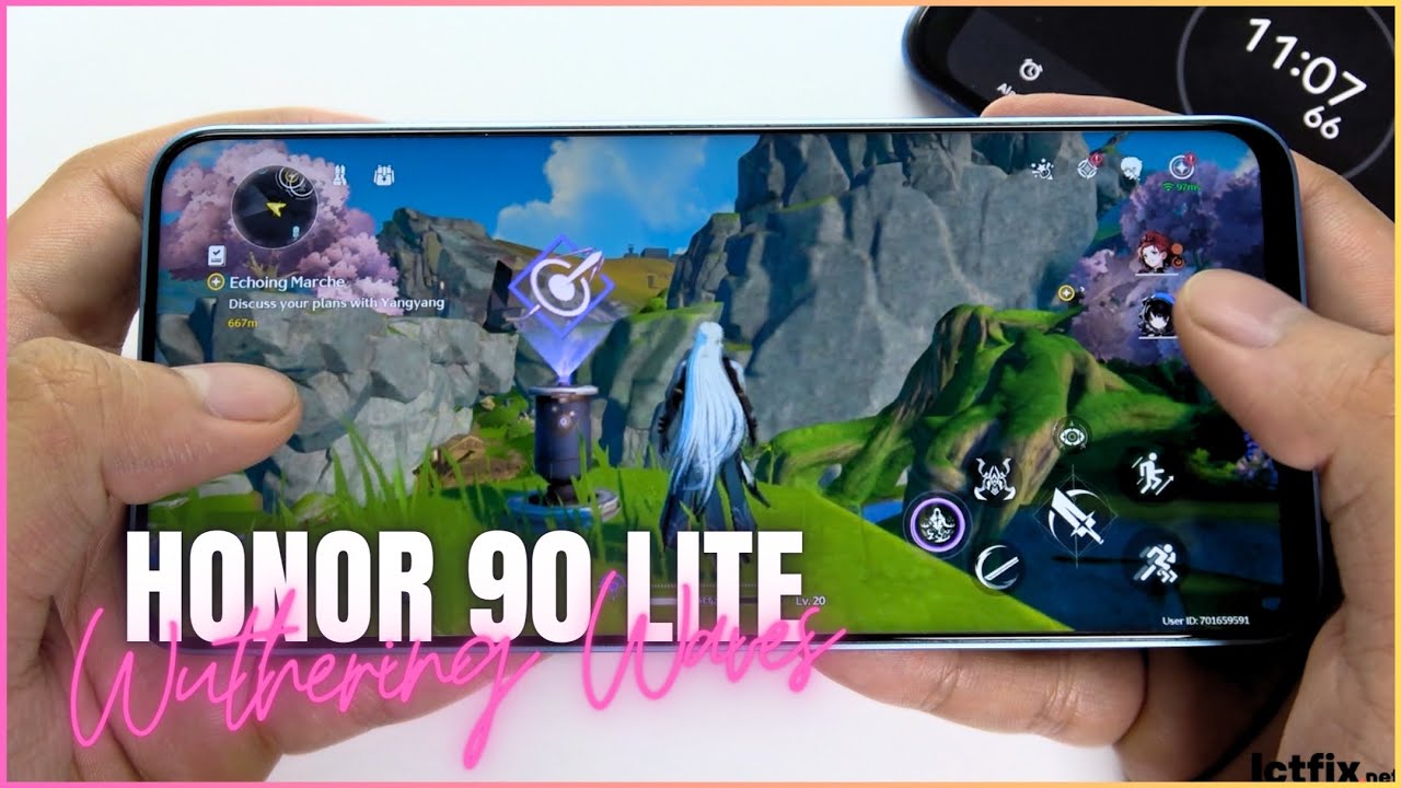HONOR 90 Lite Wuthering Waves Gaming test | Dimensity 6020 5G, 90HZ ...