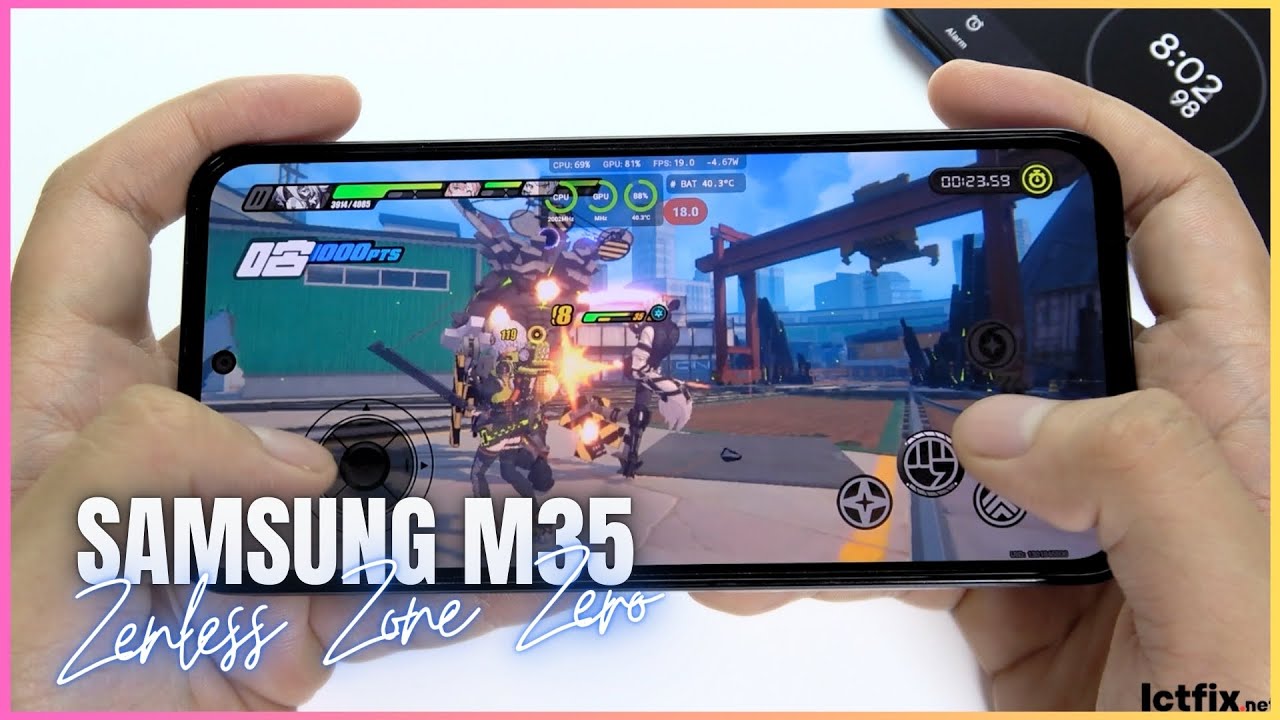 Samsung Galaxy M35 Zenless Zone Zero Gaming test | Exynos 1380, 120Hz ...