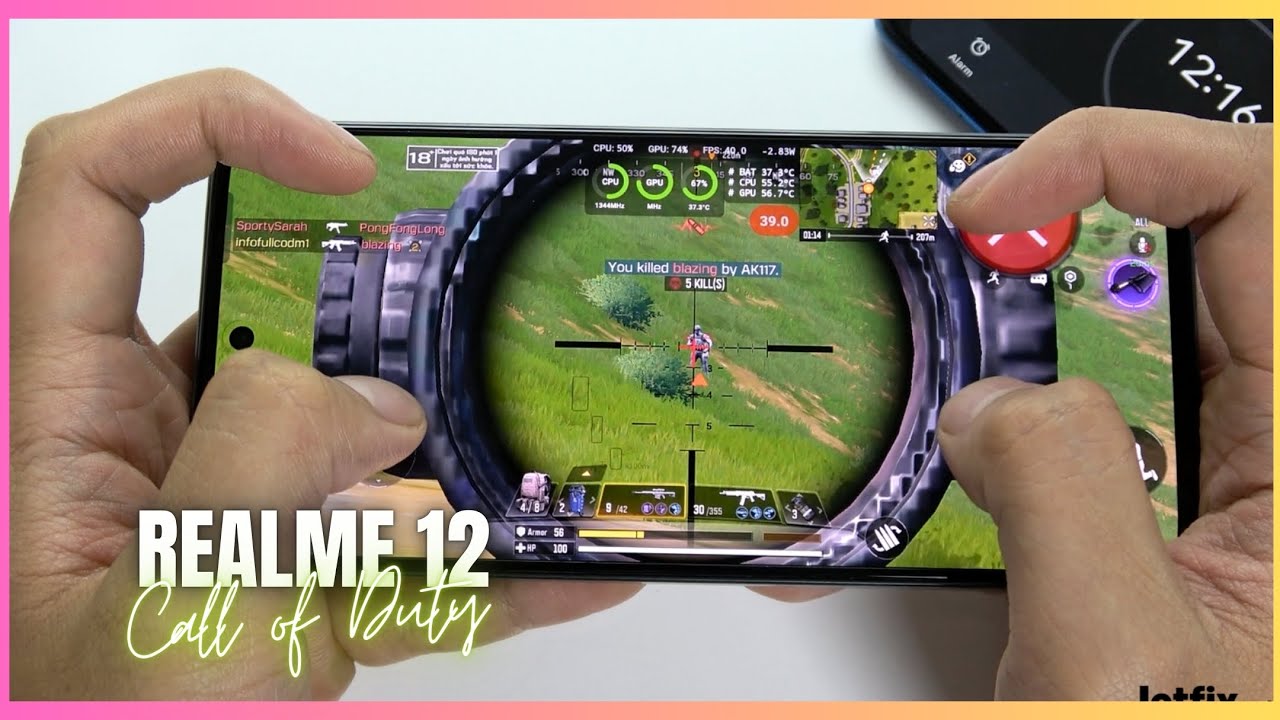 Realme 12 Call of Duty Mobile Gaming test CODM | Snapdragon 685, 120Hz ...