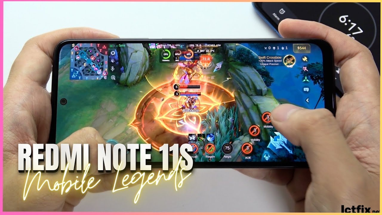 Redmi Note 11s Mobile Legends Gaming test MLBB Update | Helio G96, 90Hz ...