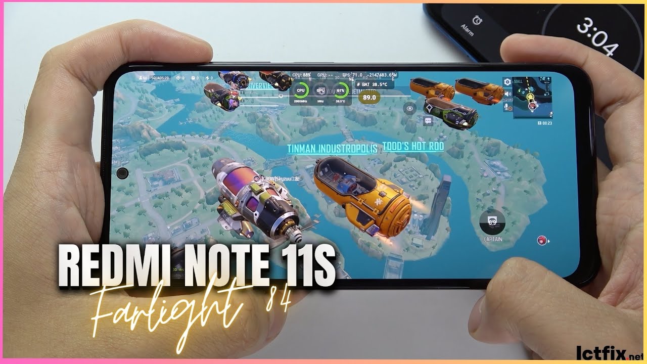 Redmi Note 11s Farlight 84 Gaming test | Helio G96, 90Hz Display - ICTfix