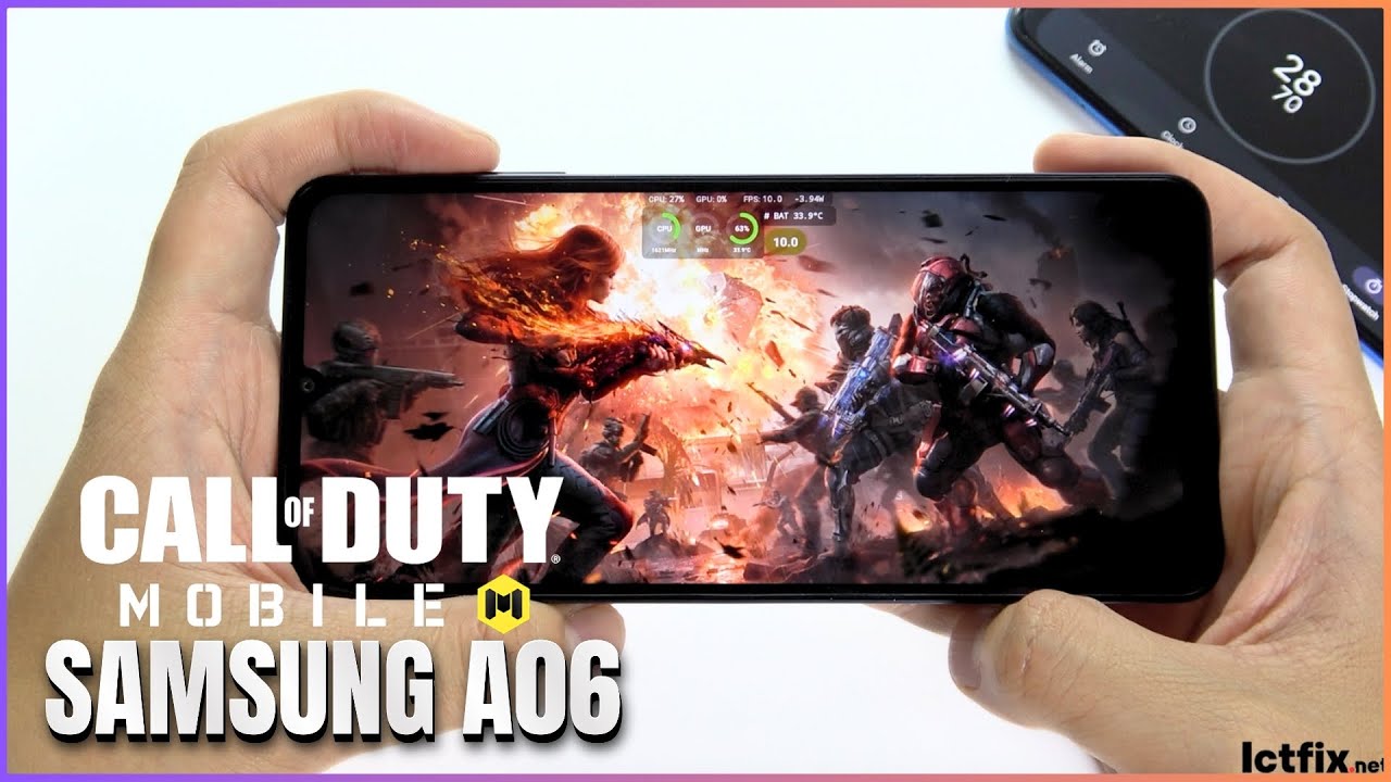 Samsung Galaxy A06 Call of Duty Mobile Gaming test CODM | Helio G85 ...