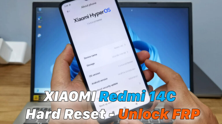 XIAOMI Redmi 14C | Hard Reset - Unlock FRP (Google Account) - ICTfix