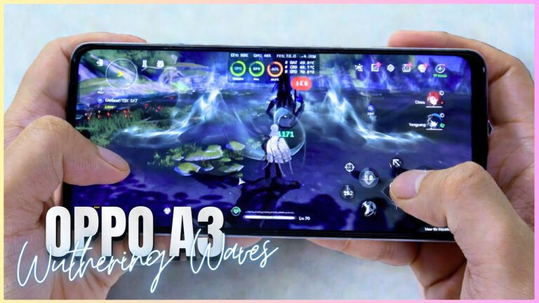 Oppo A3 Wuthering Waves Gaming test | Snapdragon 6s Gen 1, 90Hz Display ...