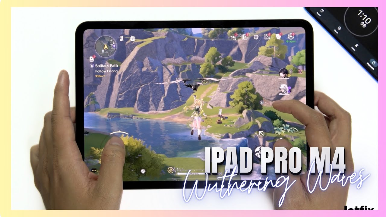iPad Pro M4 Wuthering Waves Gaming test | Apple M4, 120Hz Display - ICTfix
