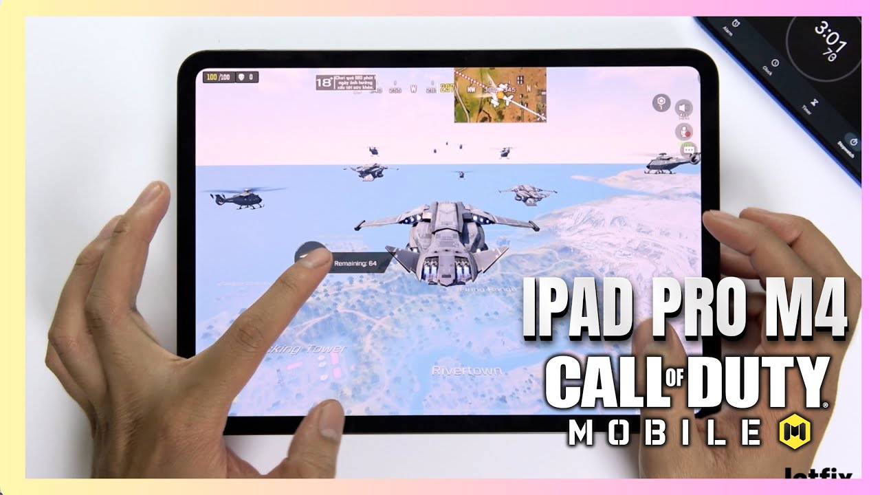iPad Pro M4 Call of Duty Mobile Gaming test CODM | Apple M4, 120Hz ...