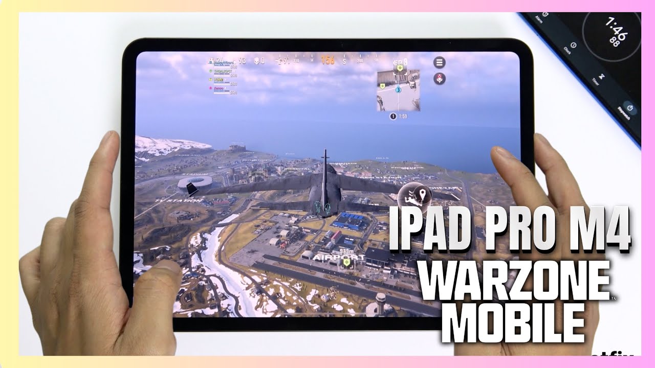 iPad Pro M4 Call of Duty Warzone Mobile Gaming test | Apple M4, 120Hz ...