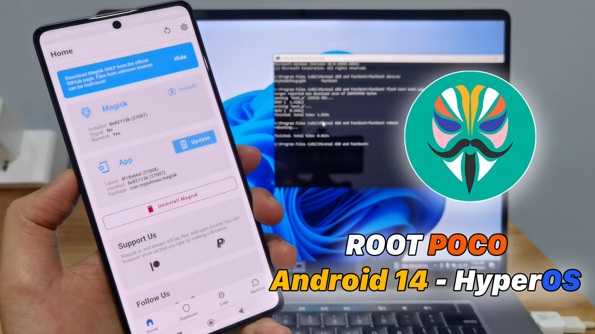 How To ROOT POCO Devices Android 14 - HyperOS - ICTfix
