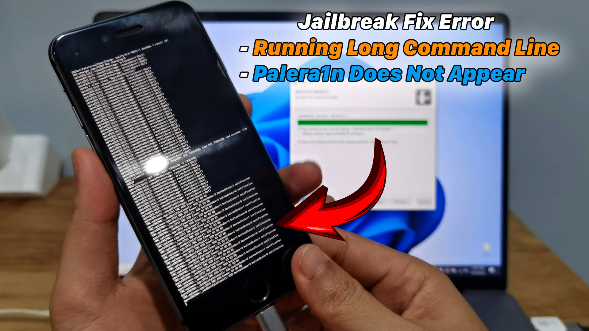 iPhone 8/8+/X Jailbreak "Fix Error Running Long Command Line - Palera1n ...